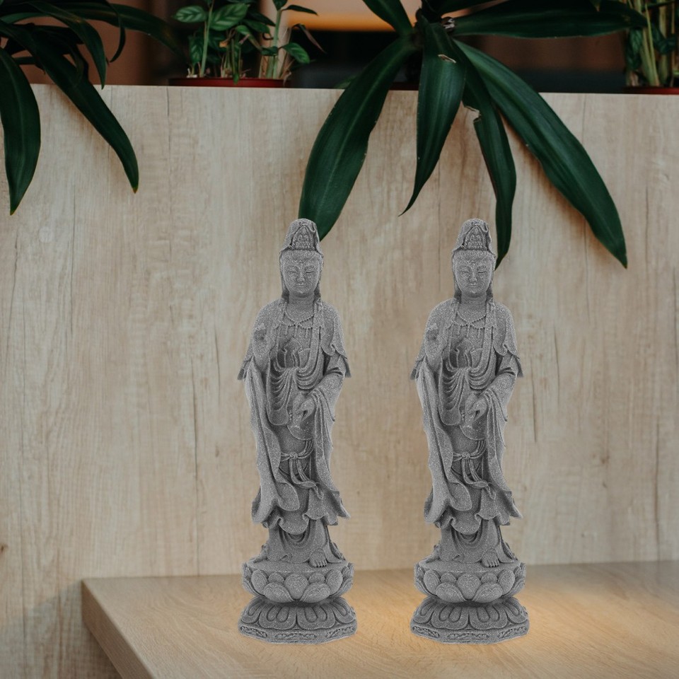 Garden Decor Statue Ornaments Resin Craft Figurine Outdoor Statues ...