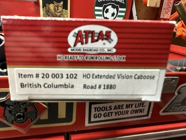 NIB- Atlas - BC Rail Extended Vision HO scale Caboose | eBay