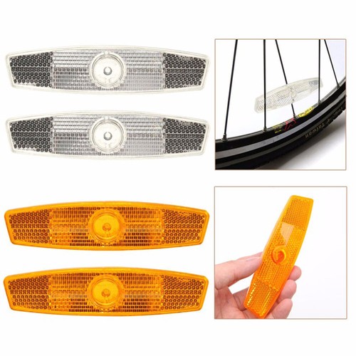 Clip Mountain Bike Wheel Reflective Warning Lights Bicycle Spoke ...