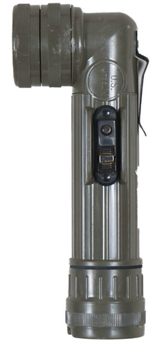 US Military Fulton MX-991/U OD Green Right Angle Flashlight Torch Army ...