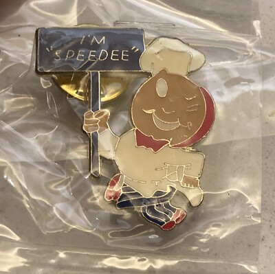 McDonald’s I'm Speedee Lapel Pin - McDonalds Chef Mascot Before Ronald ...