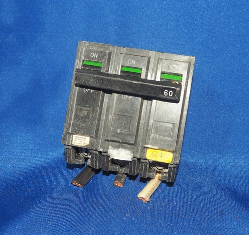 GE General Electric 60 Amp 3 Pole 240 Volt Circuit Breakers THQB ...