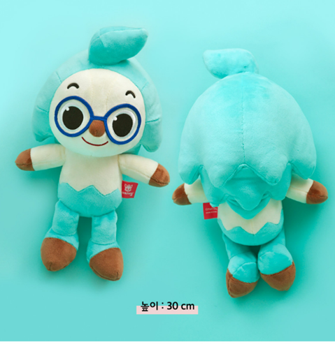 NEW Pinkfong Hogi Plush Doll 30cm Soft Cute Baby Kids Korean Animation ...