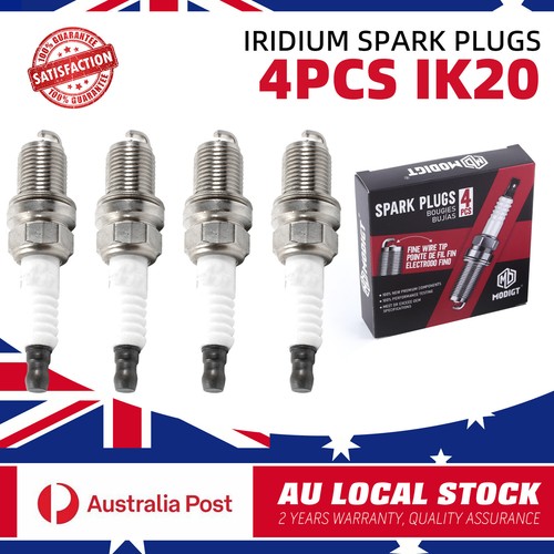 4 For DENSO IRIDIUM Spark Plugs IK20 02~12 Toyota Camry ACV36R/40R 2.4L ...