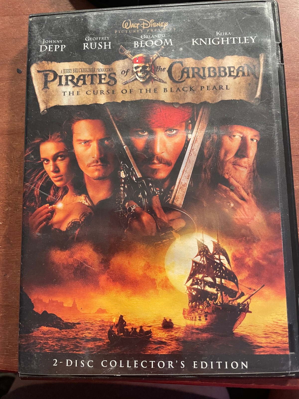 Disney Pirates of the Caribbean Curse of the Black Pearl 2 DVD Ed ...