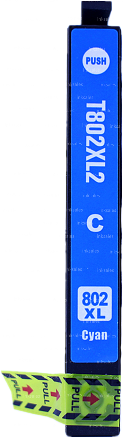 1x 802XL Cyan Generic Ink Cartridge For Epson Workforce WF-4720 WF-4740 ...