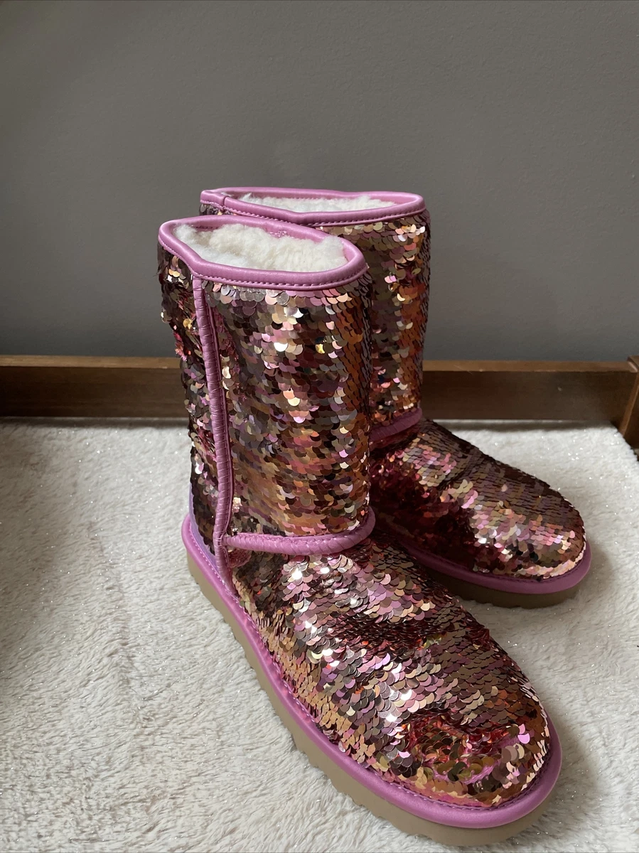 Pink Sparkly Uggs