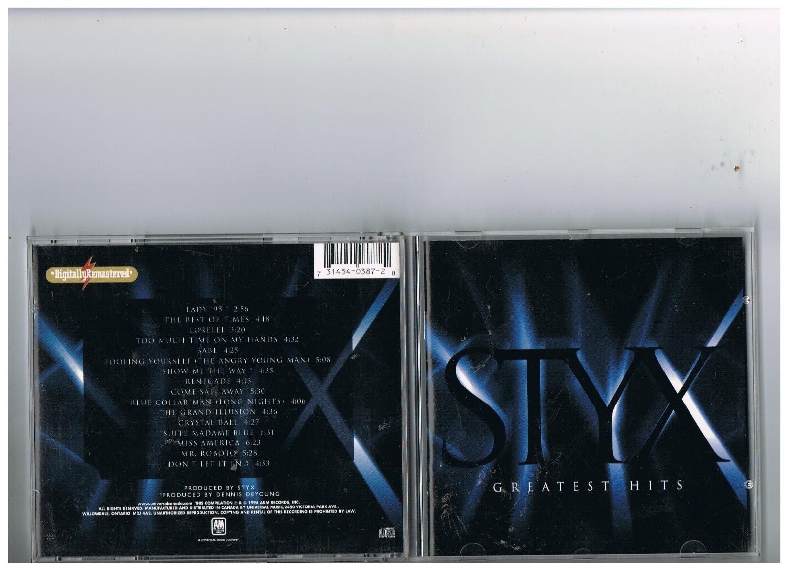 STYX CD..Greatest Hits by Styx ..THE BEST OF | eBay