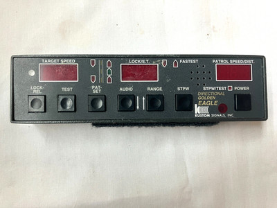 Kustom Signals Directional Golden Eagle Police Speed Radar Control Unit ...