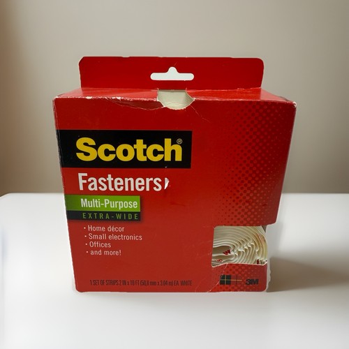 Scotch Multi-Purpose Fasteners Strips Extra Wide 2" x 10' Fastener ...