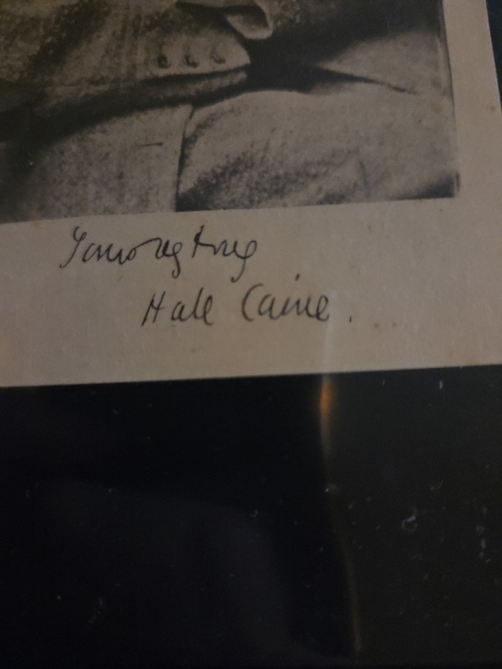 HALL (THOMAS HENRY HALL) CAINE - AUTOGRAPH Died 1931 Writer Poet ...