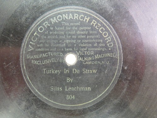 Silas Leachman - VICTOR LEASE LABEL 804 - Turkey In The Straw - 7 Inch ...