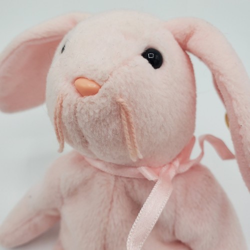 TY Beanie Baby Hoppity the Bunny Pink Rabbit Vintage 1996 Plush | eBay