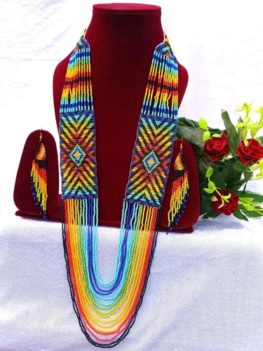 Beaded Seed Bead Handmade Beaded Navajo Beaded Handcrafted Beaded Fine Necklaces | eBay