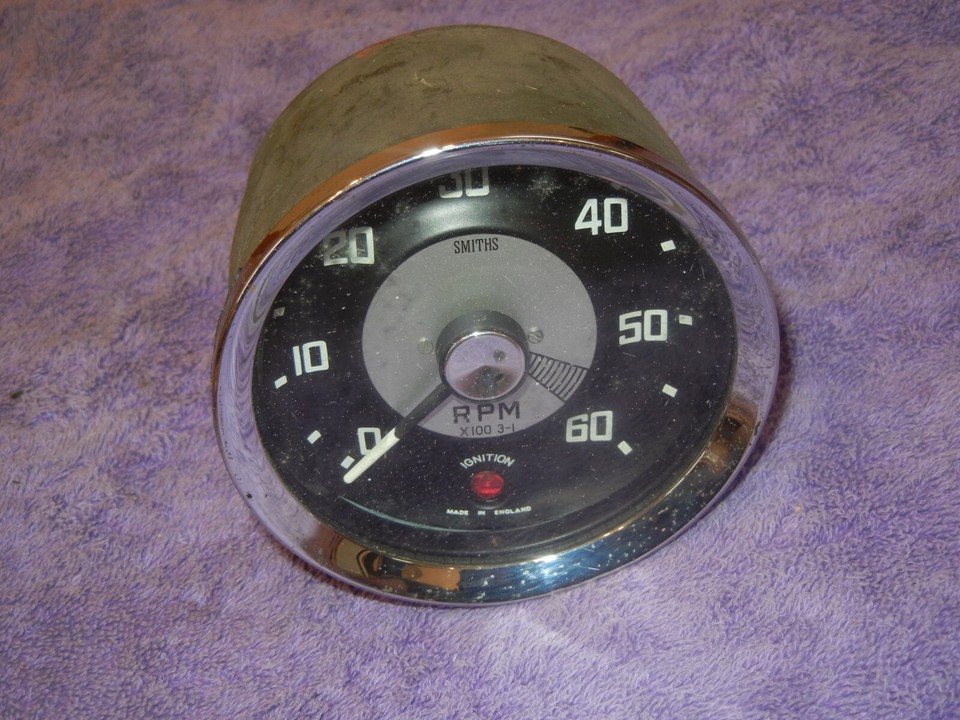 Austin Healey Sprite 6000 RPM Tach RN 2313/00 Works W2 | eBay