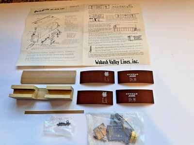 HO Scale NYNH&H Wooden Box Car Kit By QuicKits Collectors Special | eBay