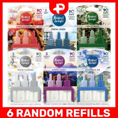 Febreze 3Volution Plug In Refills Perfect Scents Air Freshener Random ...