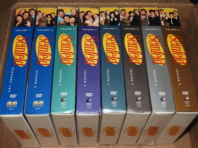 SEINFELD DVD Seasons 1-9 Jerry Seinfeld Julia Louis Dreyfus Very Good ...