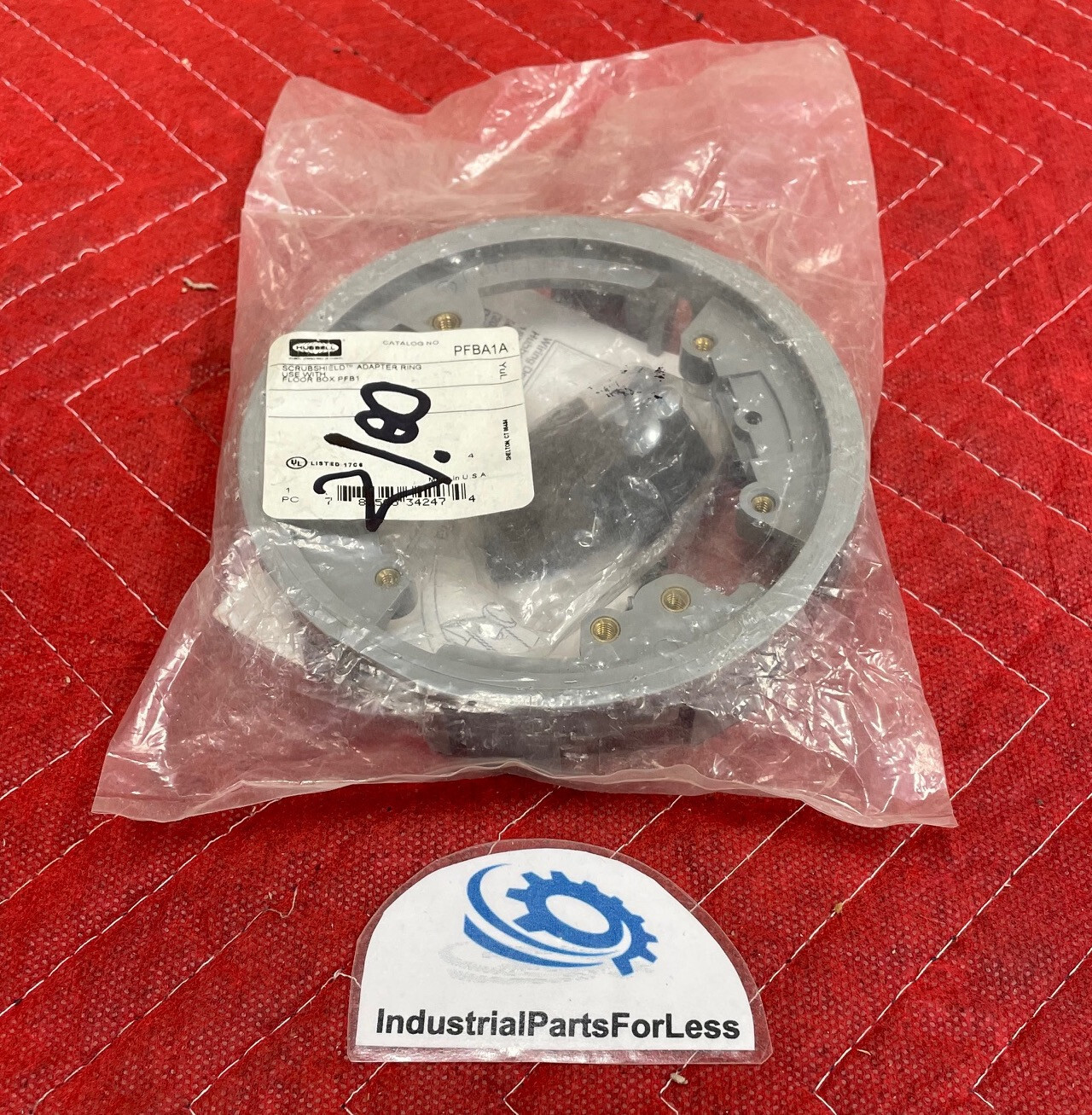New Hubbell Scrubshield Adapter Ring PFBA1A for use with floor box PFB1 ...