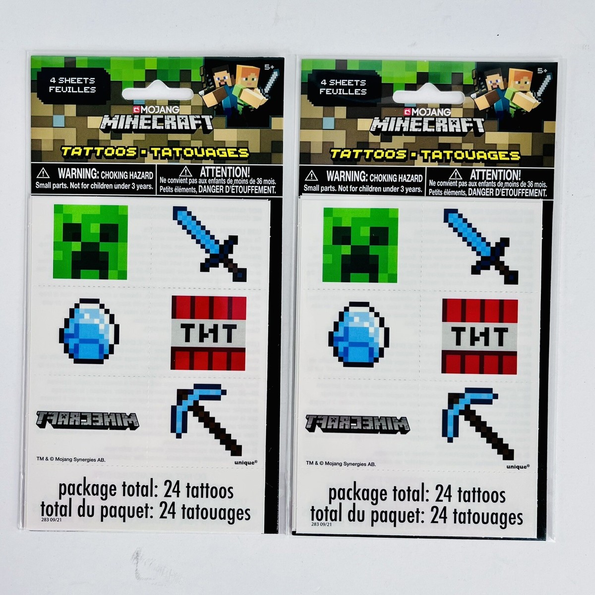 Minecraft Tätowierung