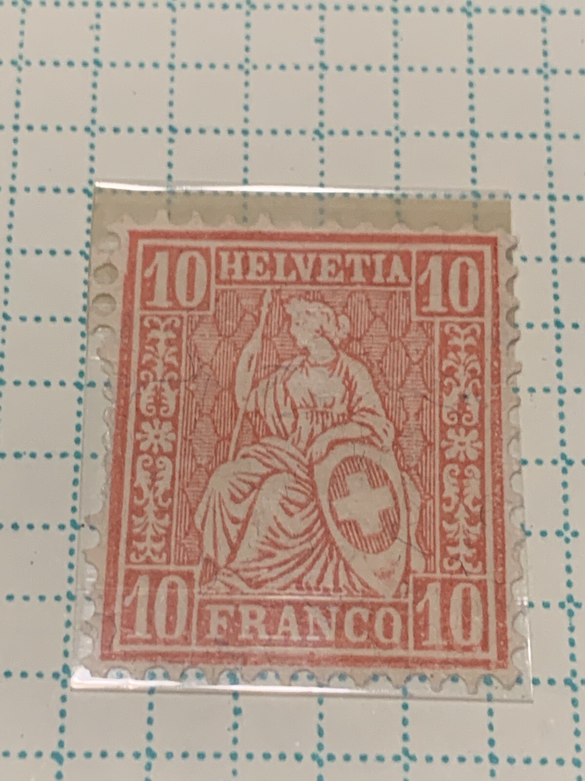 Lot Of 14 Extremely Rare Helvetia Switzerland Franco Stamps | eBay