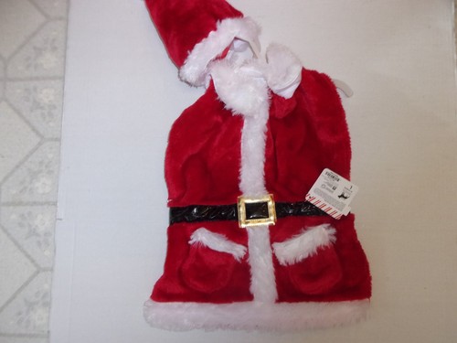 SANTA CLAUS SUIT Pocket Dog Christmas L Large new pet puppy Petco ...