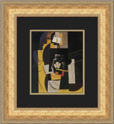 Pablo Picasso Card Player Custom Framed Print | eBay
