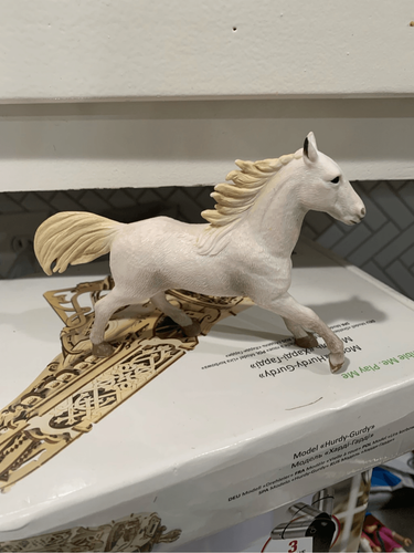 White Running Horse Plastic Figure Terra by Battat Maison Joseph | eBay