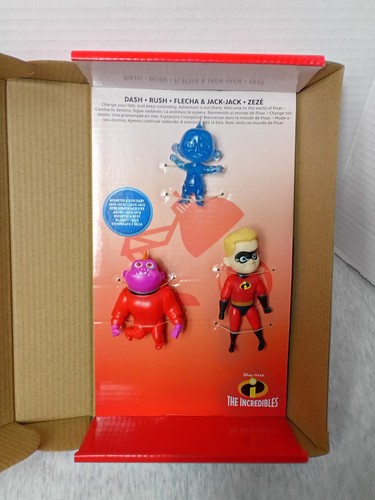 Mattel Disney Pixar The Incredibles Dash Action Figures Set Of 3. New ...