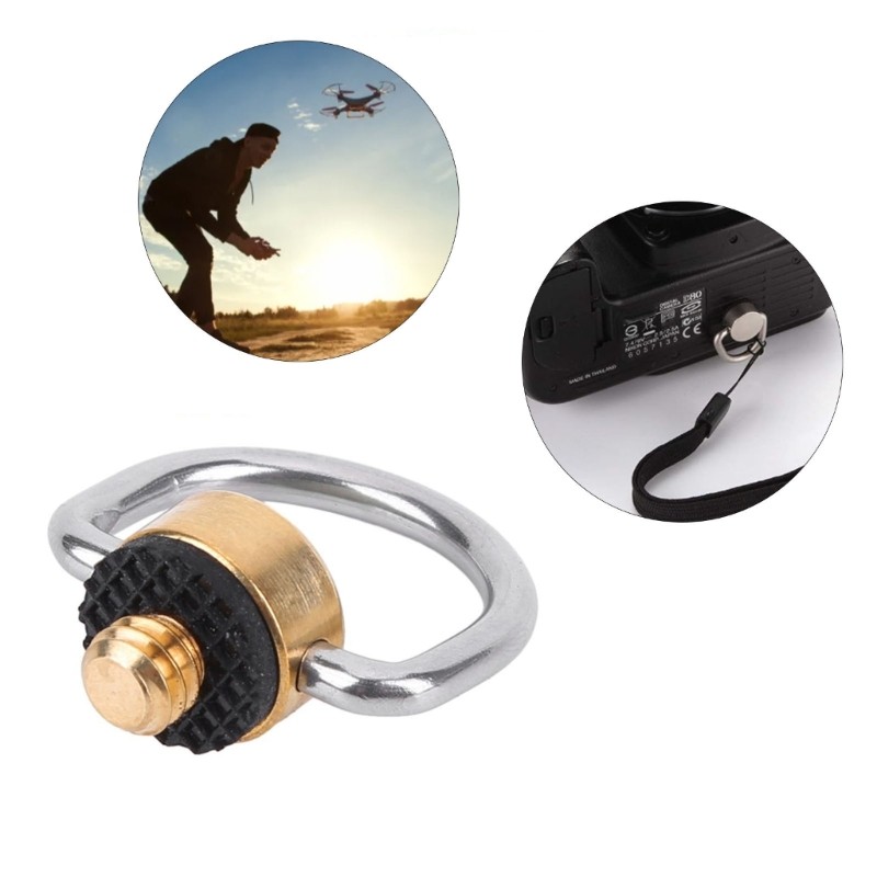 D-Rings 1/4" Mounting Screw Screws Adapter 1/4" Tripods Quick Release ...
