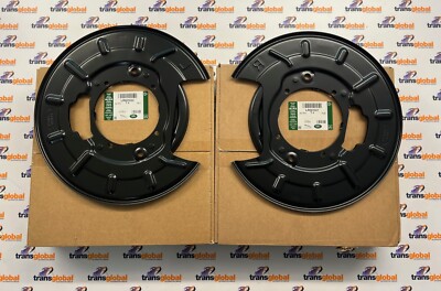 Rear RH & LH Brake Disc Back Plates for LR Freelander 2 GENUINE LR ...