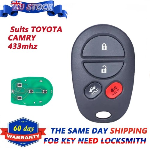 4 Buttons 433MHz Keyless Entry Remote For Toyota Camry ACV40 GSV40 ...