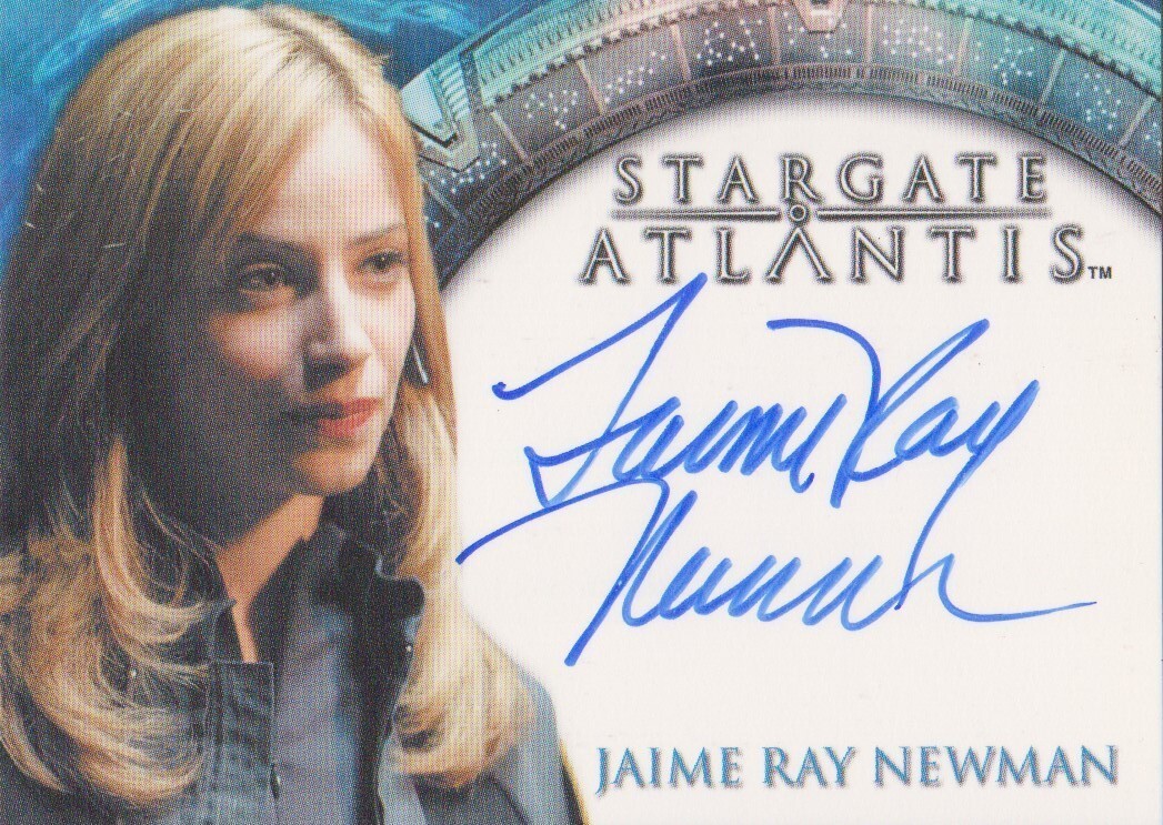 2009 STARGATE ATLANTIS HEROES JAIME RAY NEWMAN AS LT LAURA CADMAN ...