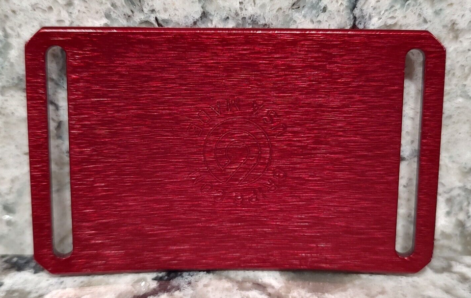 GRIP6 BELT BUCKLE - ANODIZED RED - INTERCHANGEABLE for MEN and WOMAN | eBay