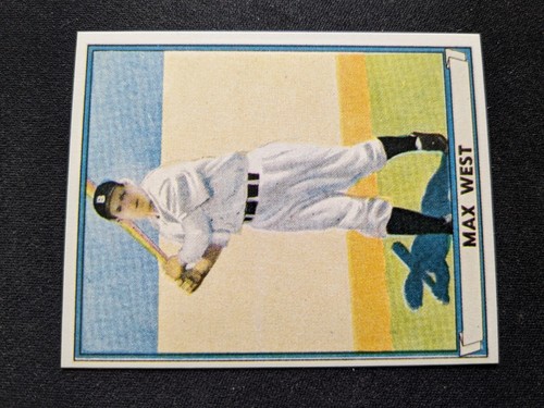 1941 Play Ball Reprint Baseball Card # 2 Max West - Boston Bees (NM) | eBay