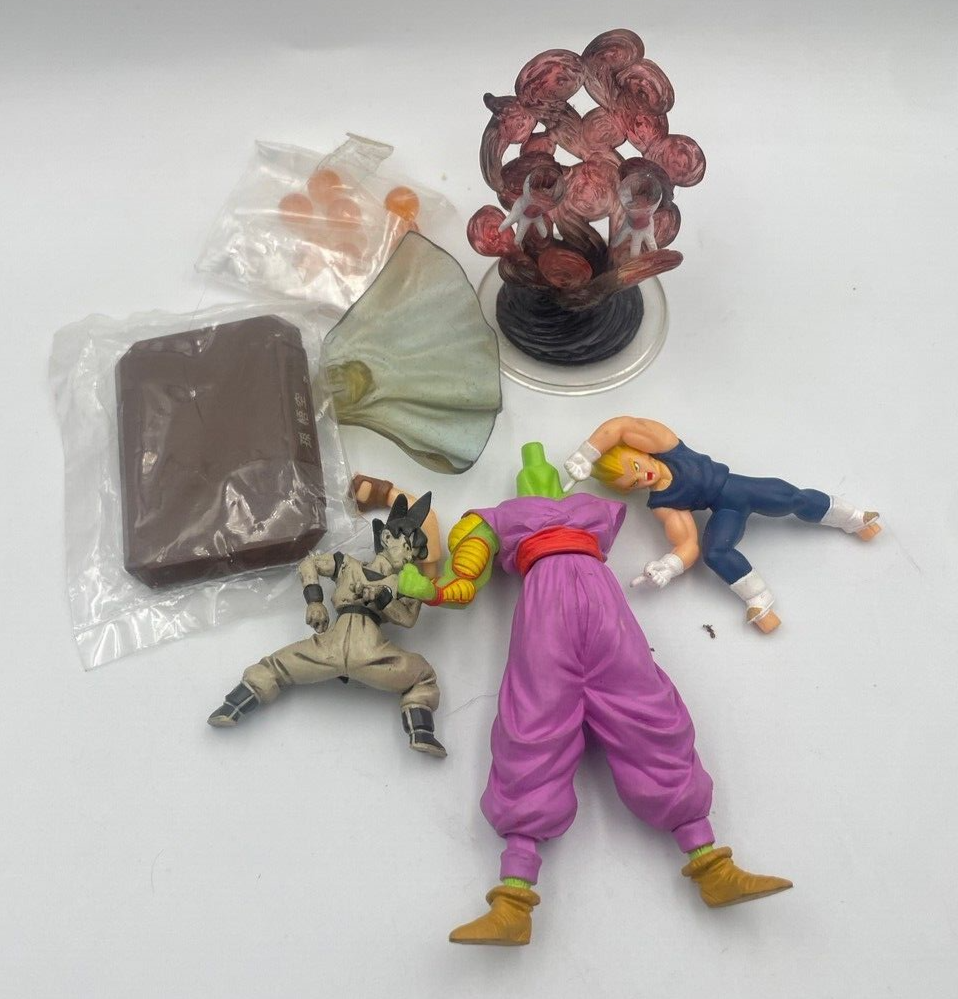 Bandai Dragon Ball Goku Vegeta Piccolo Base Figure Mini Toy PI [JUNK ...