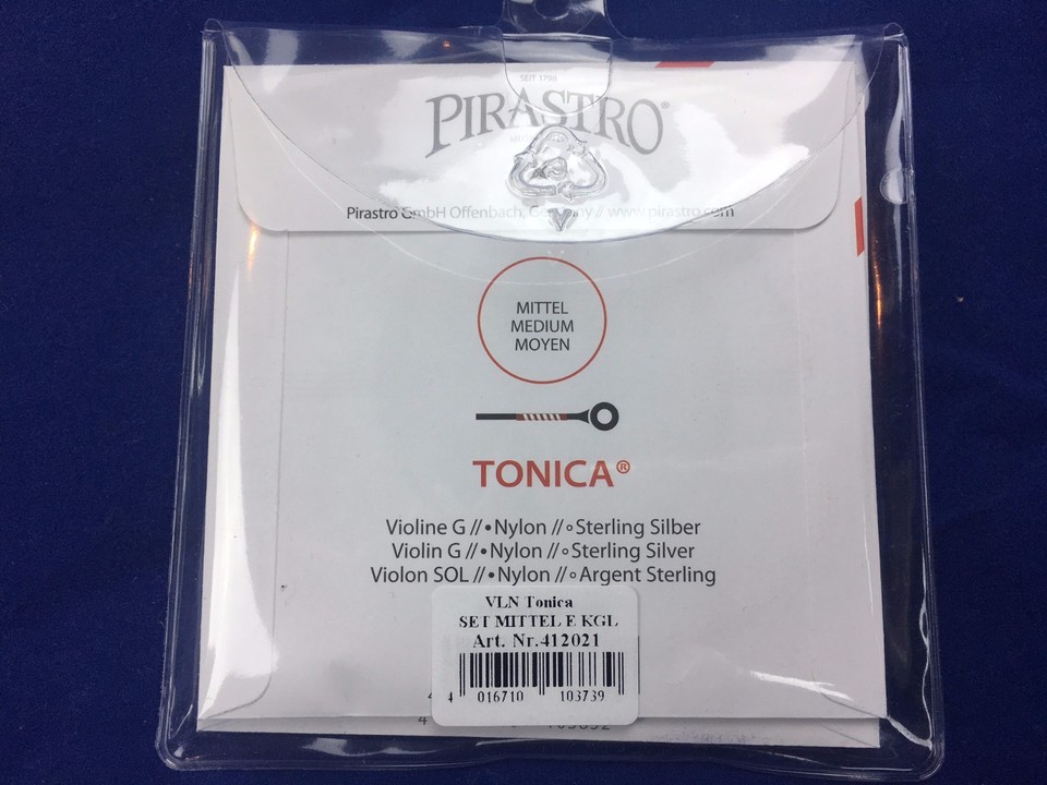 Pirastro Authentic Tonica Violin Strings Set Steel E Ball End 4/4 | eBay