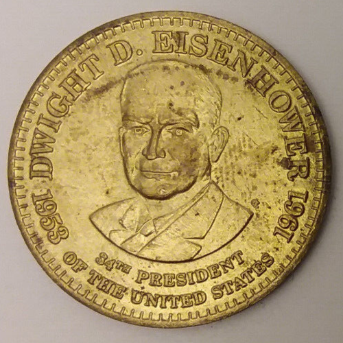 Dwight D. Eisenhower 34th President Coin Medal Token 31mm | eBay