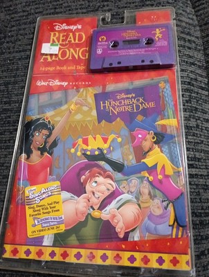 NEW Disney's Hunchback Of Notre Dame Read Along Audio Book and Cassette ...