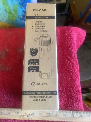 FUMAK HCF-713-UV Aquarium Filter Replacement Filter New | eBay