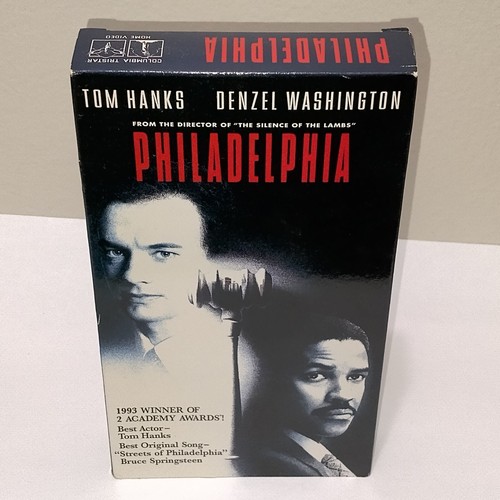 Philadelphia (VHS 1994) Tom Hanks, Denzel Washington 43396526136 | eBay