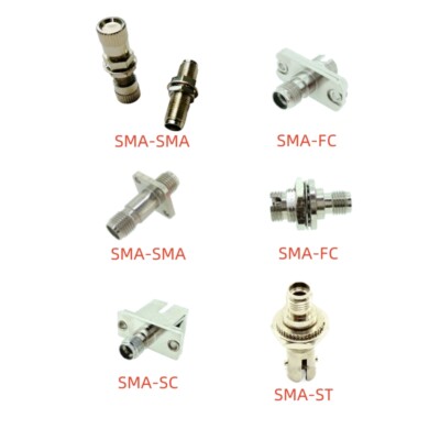 SMA to SMA FC SC ST Adapter Fiber Optical Coupler Flange Converter | eBay