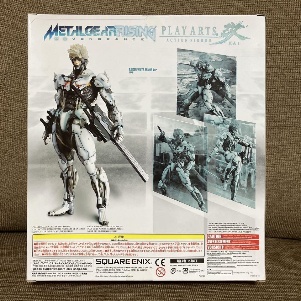 METAL GEAR RISING REVENGENCE Raiden White Armor Ver. Play Arts Kai ...