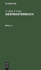A Apel F Laun Gespensterbuch (Hardback) (US IMPORT) 9783111083919 ...