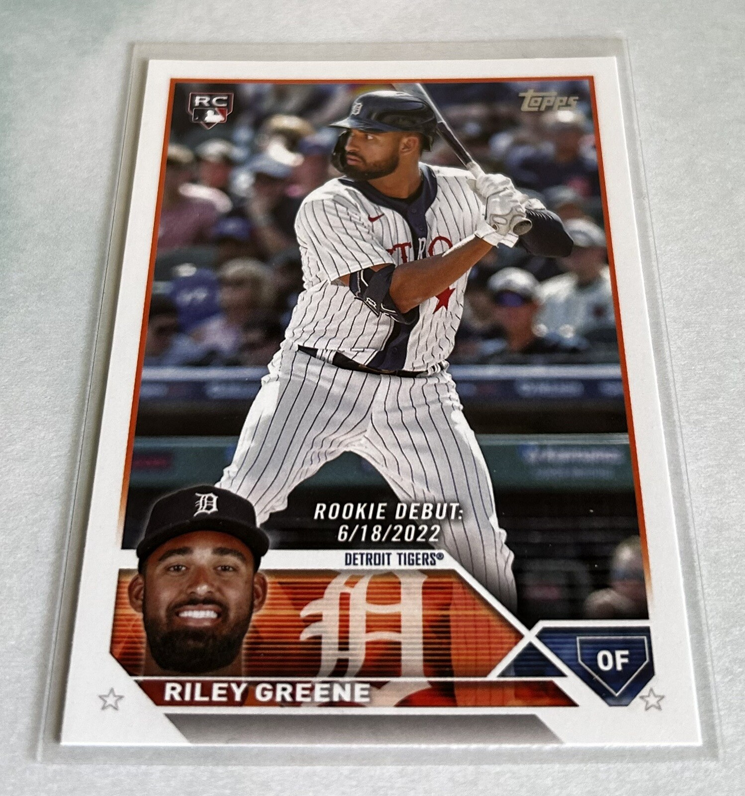 Riley Greene 2023 Topps Update Series #US298 Rookie Debut RC Detroit ...