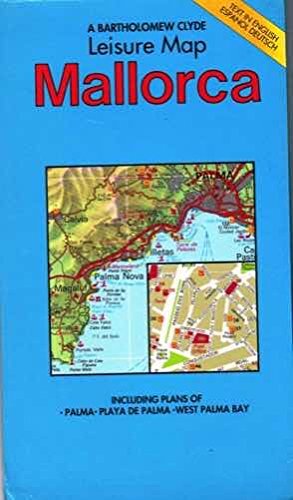 Mallorca Leisure Map inkl. Palma, Playa de Palma, West Palma Bay | eBay