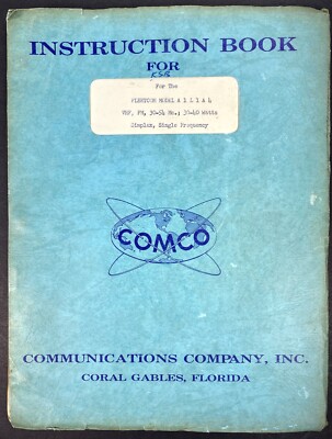 Comco Fleetcom VHF FM Mobile Radio # 276 Receivers & #400 Transmitters ...