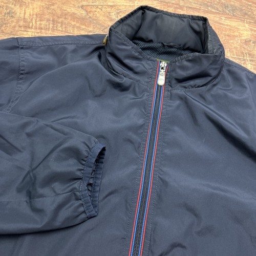 Eddie Bauer Windbreaker Jacket Mens M Vented Packable Hood Blue Mesh ...