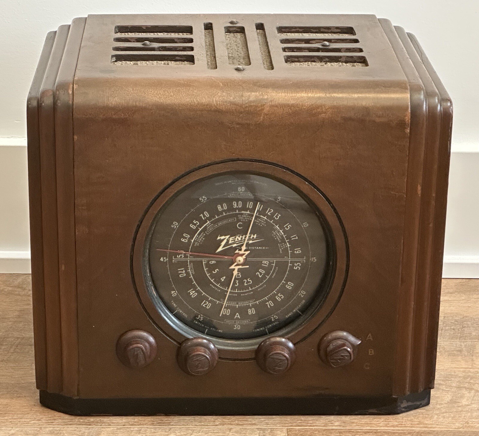 VTG Zenith 5S126 Broadcast & Shortwave Tube Radio Receiver | eBay