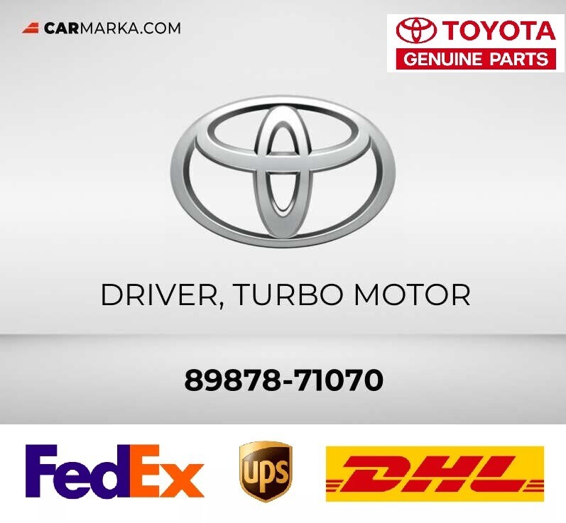 89878-71070 Toyota Driver Turbo Motor 8987871070 Genuine OEM Part for ...